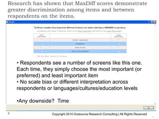 Max diff scaling for research access(4) | PPTX