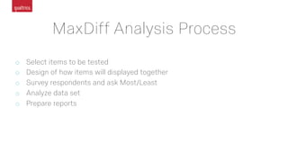 Qualtrics and MaxDiff Analysis: Understanding True Customer Preference ...