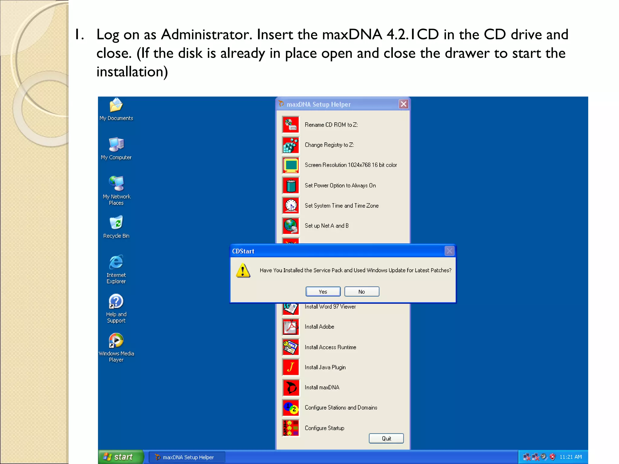 Max dna installation | PPT