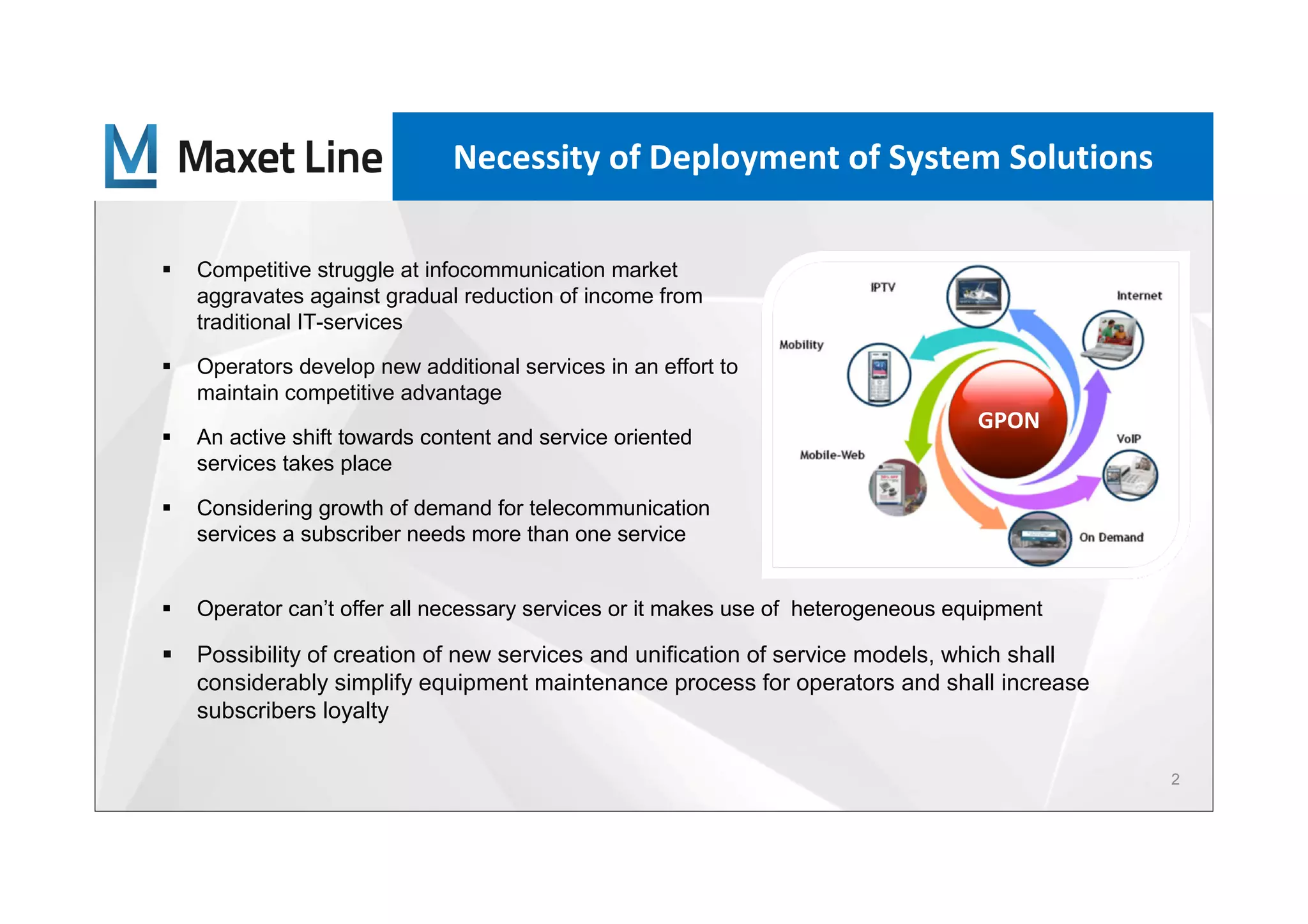 Maxet line f home 04 2013 | PPT