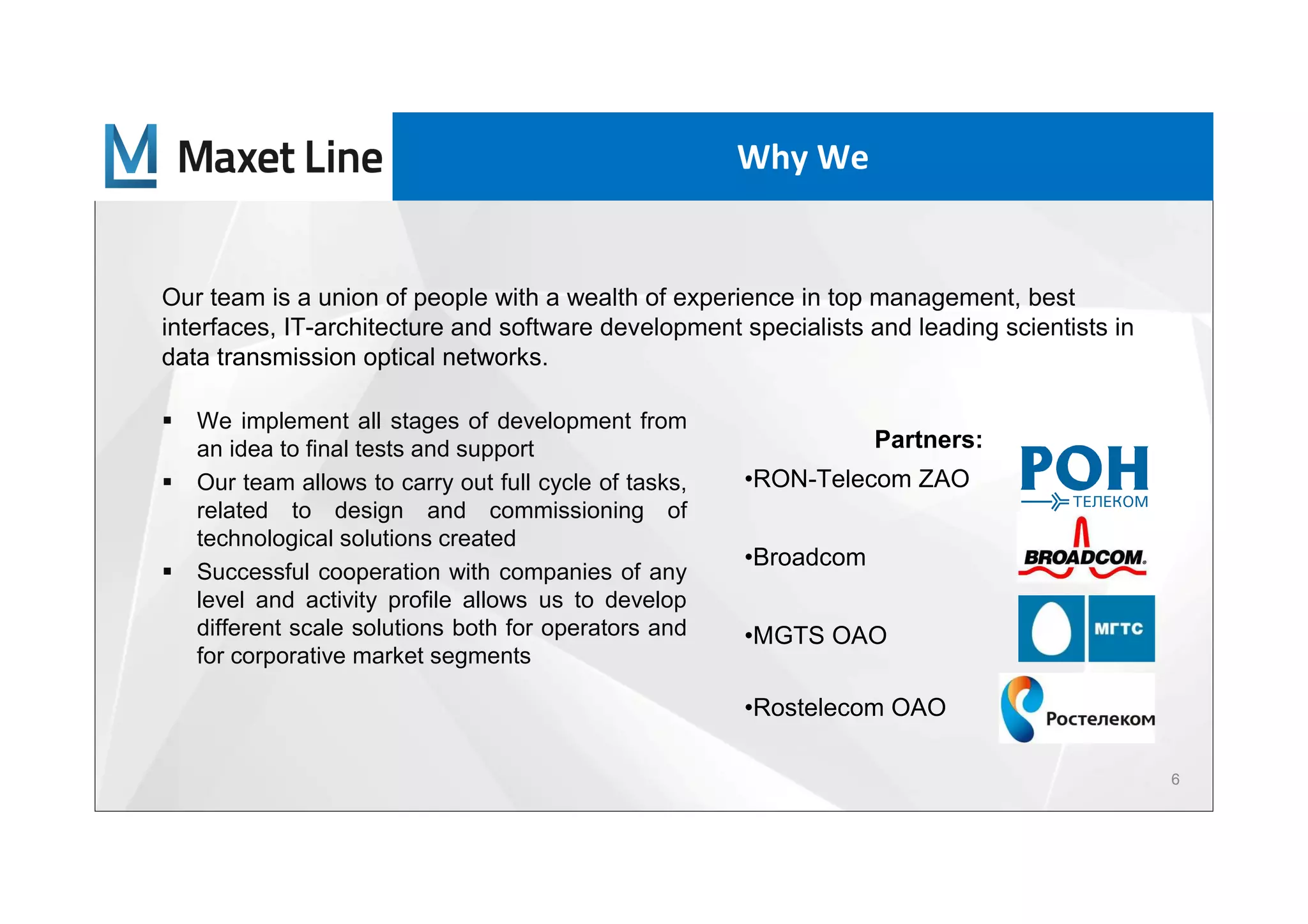 Maxet line f home 04 2013 | PPT