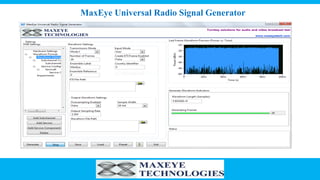 End to End In-Vehicle Infotainment Test Solution - MaxEye Technologies ...