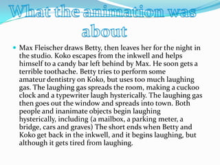 Max fleischer prezzi 5 | PPT