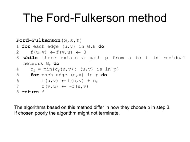 Maxflow | PPT | Computer Networking | Computing