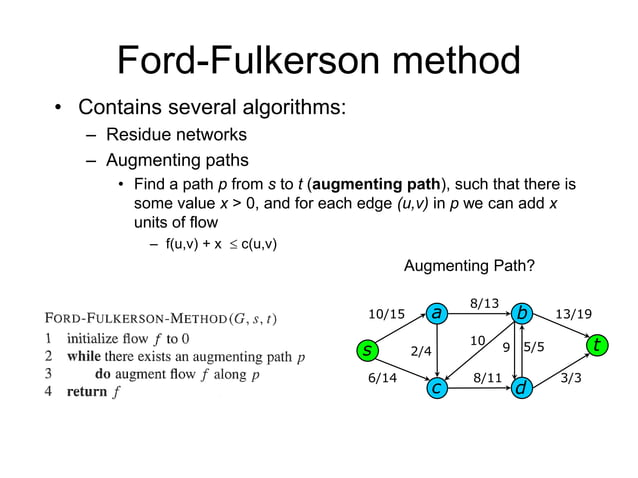 Maxflow | PPT | Computer Networking | Computing