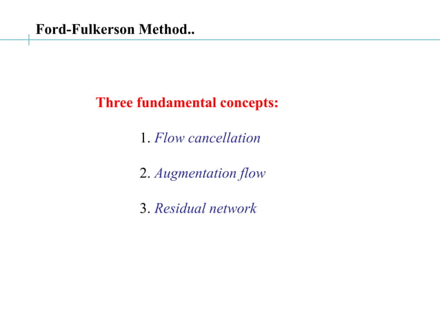maxflow.ppt | Computer Networking | Computing