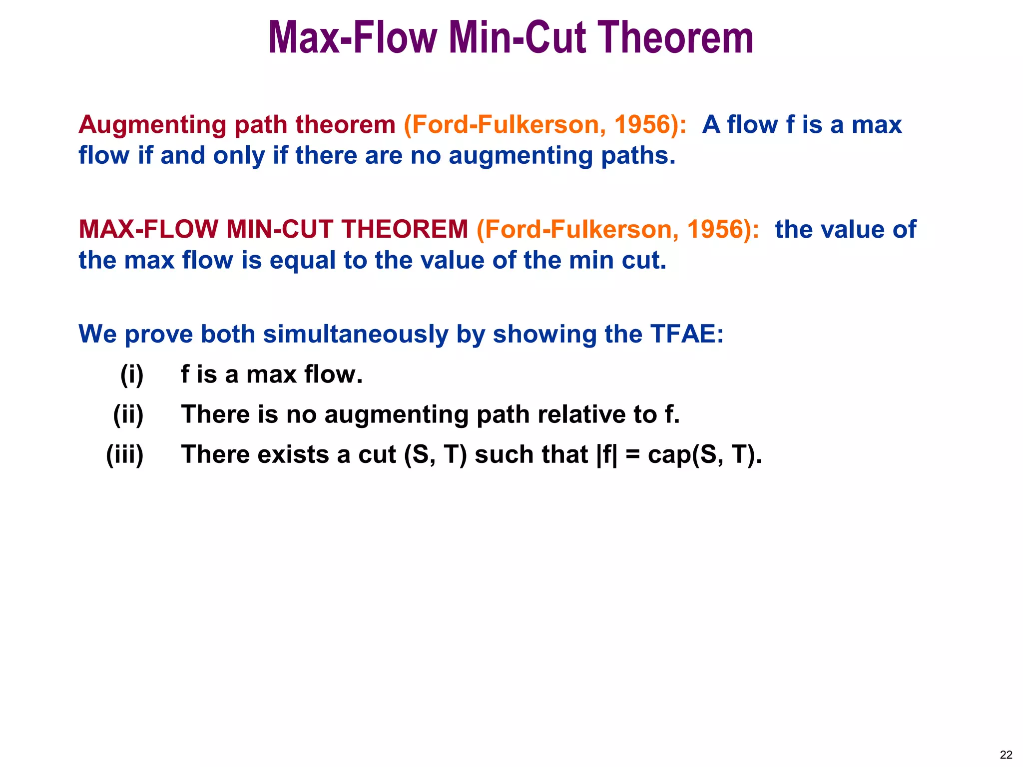 Max flow min cut | PPT