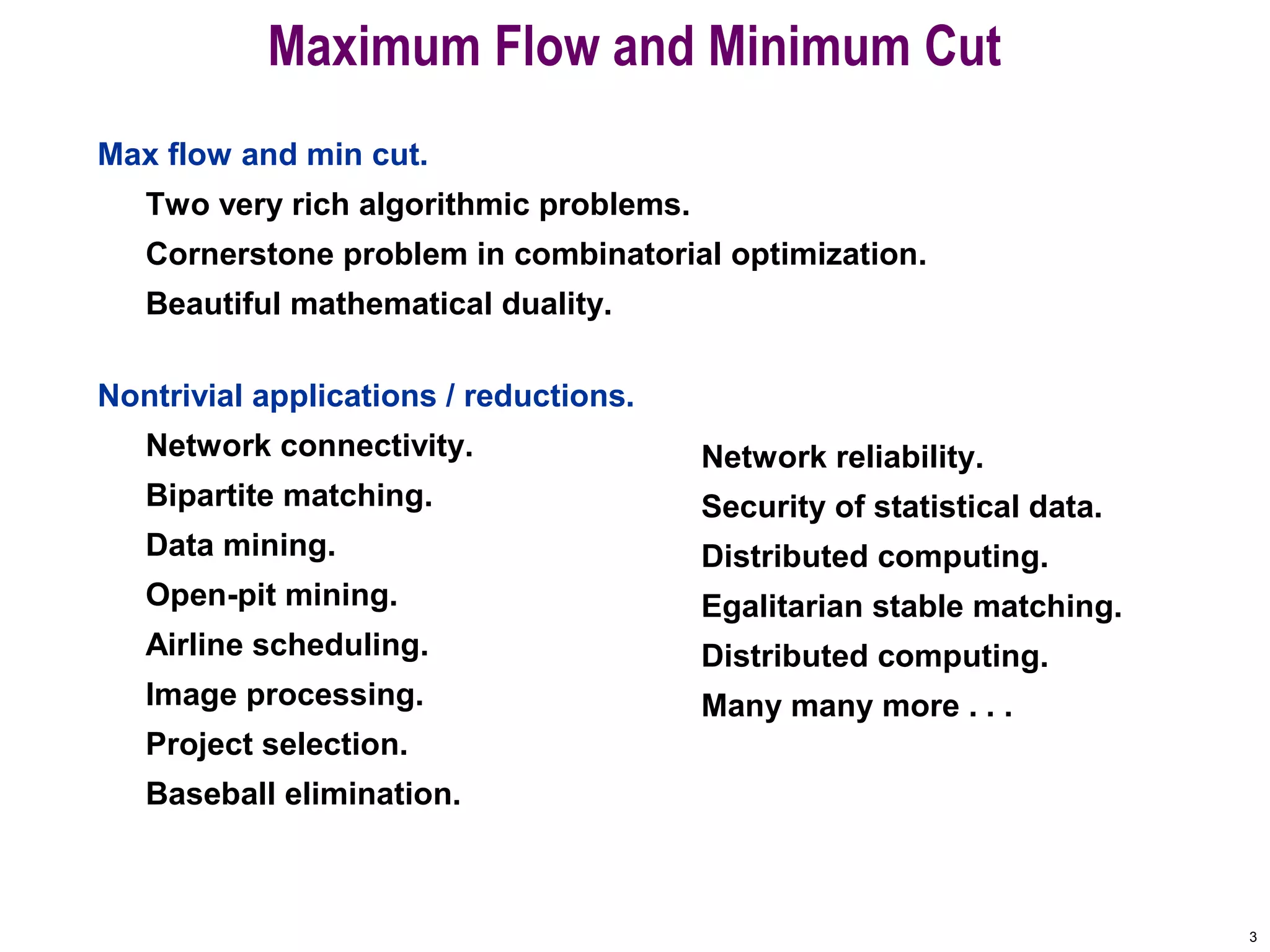 Max flow min cut | PPT