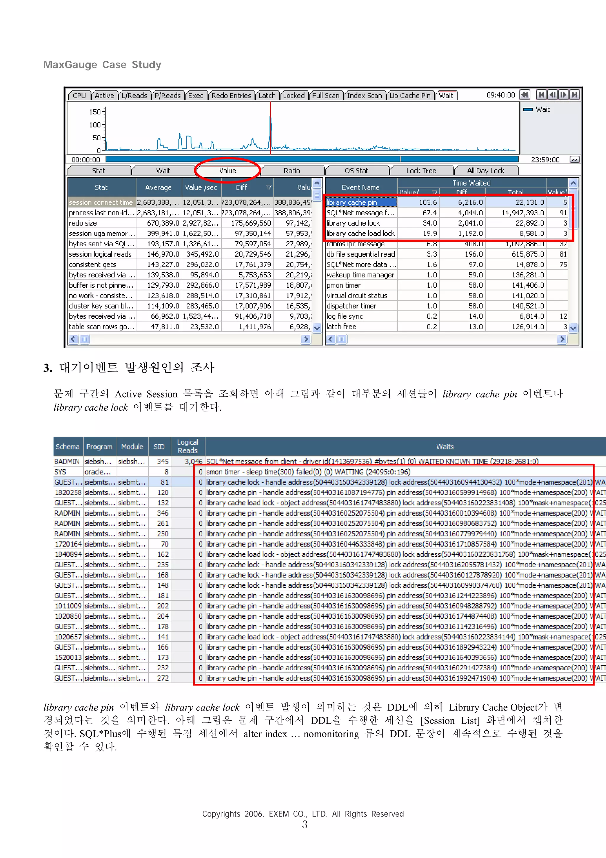 부적절한 DDL 수행에 의한 성능 저하 분석 사례_Maxgauge case study | PDF