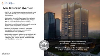 Max House Okhla - Future Of WorkSpace | PDF