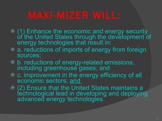 Maxi Mizer WH Presentation | PPT