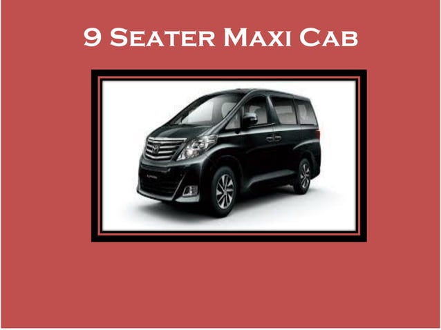 Maxi Cab Singapore | PPT | Free Download