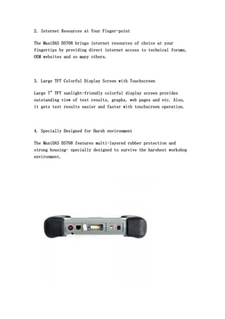 Maxidas DS708 Scanner | PDF
