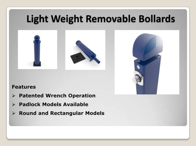 Maxi Force Bollard Presentation | PPTX