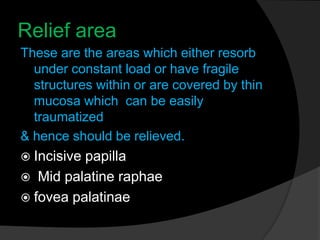 significance of maxillary denture bearing area | PPTX