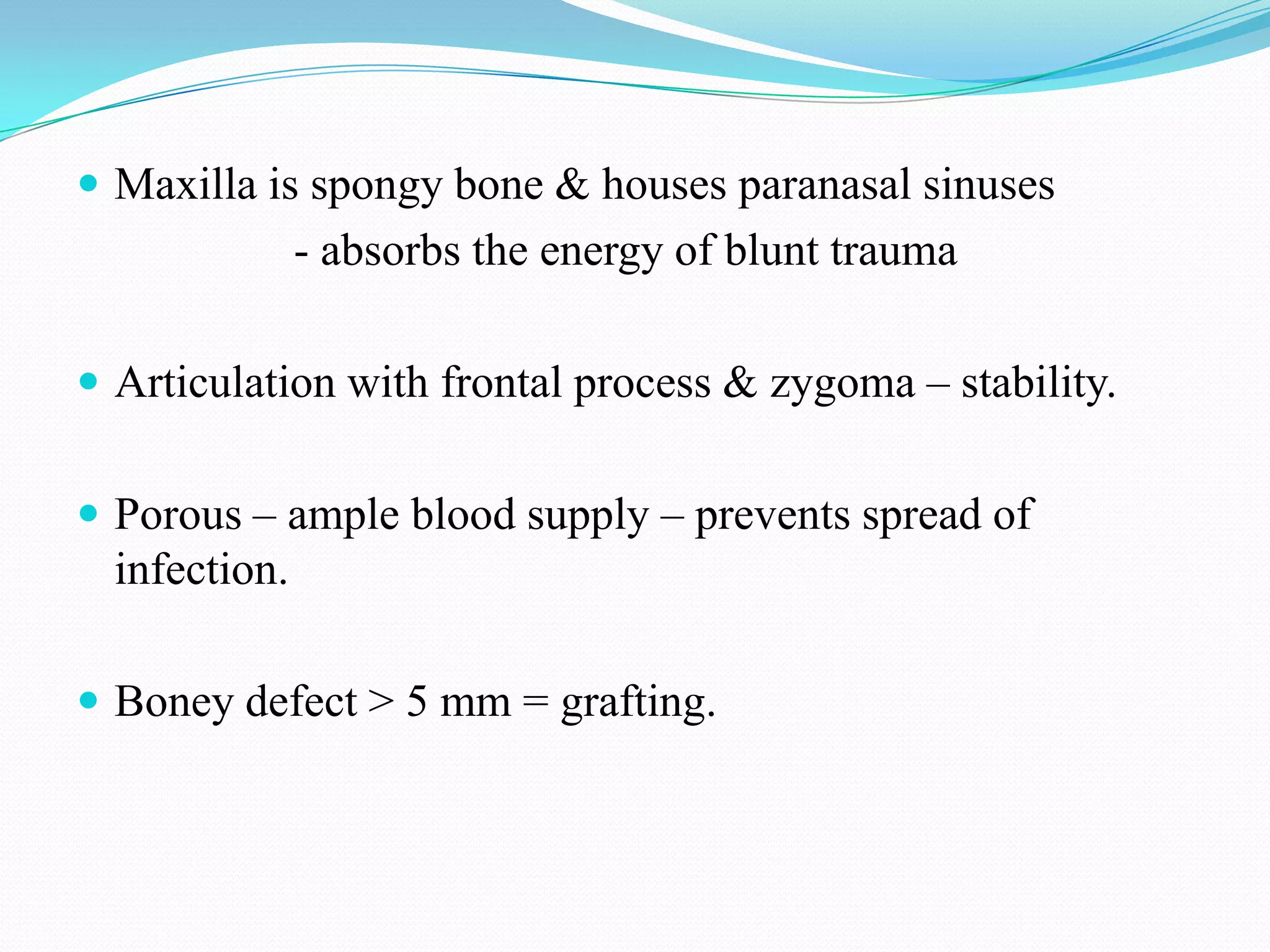 Maxilla anatomy, development & surgical anatomy | PPTX