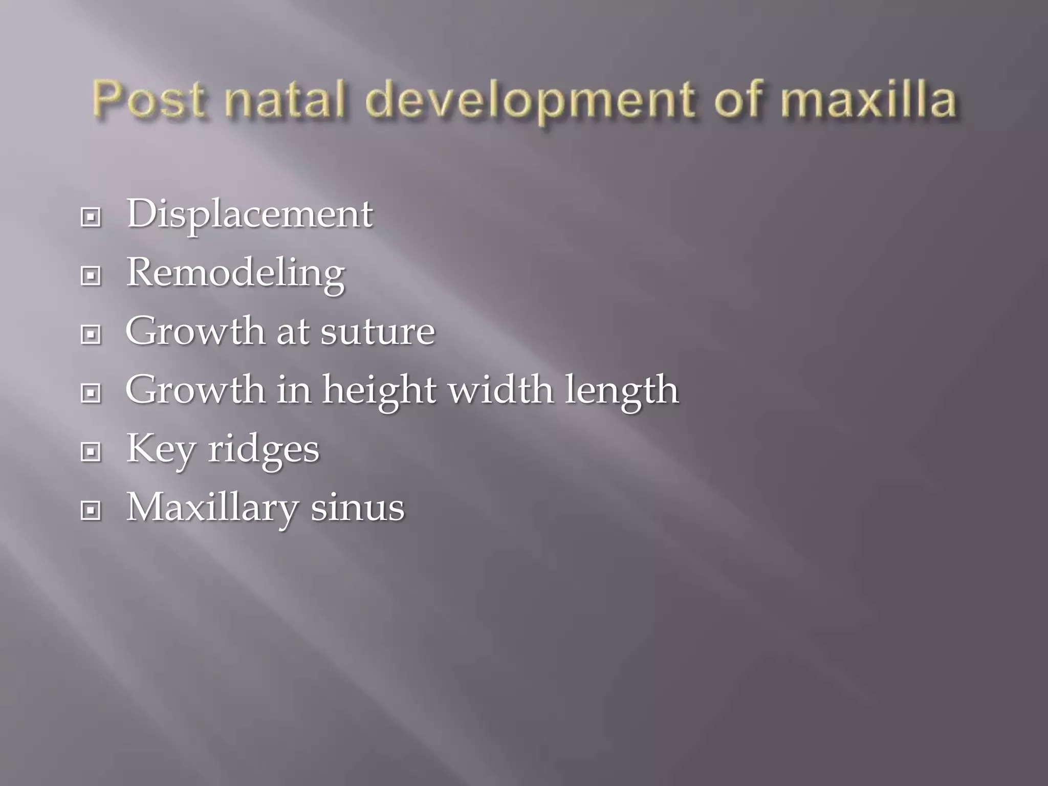 Maxilla and Mandible | PPTX
