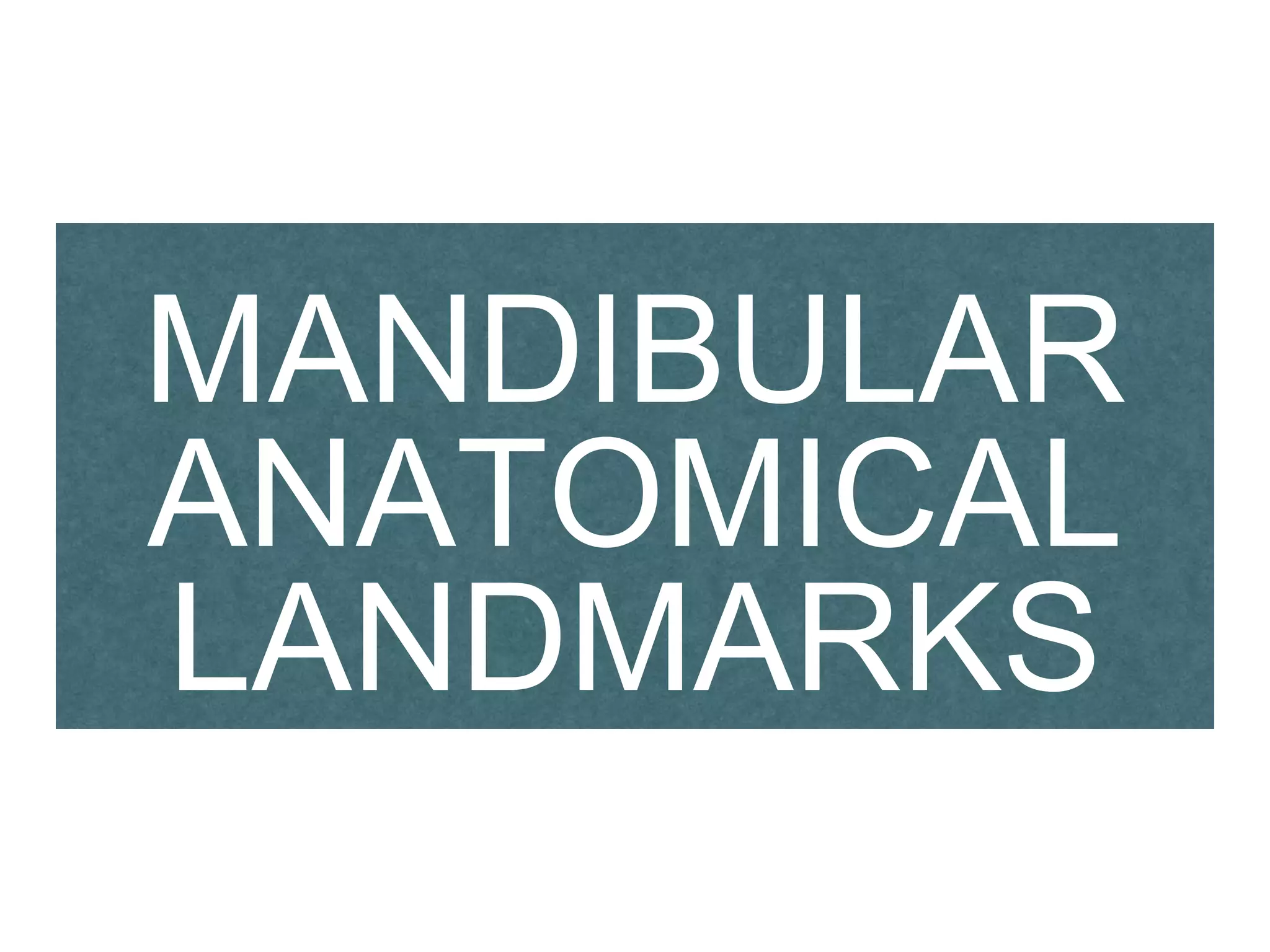 Maxillary and mandibular anatomical land marks | PPTX