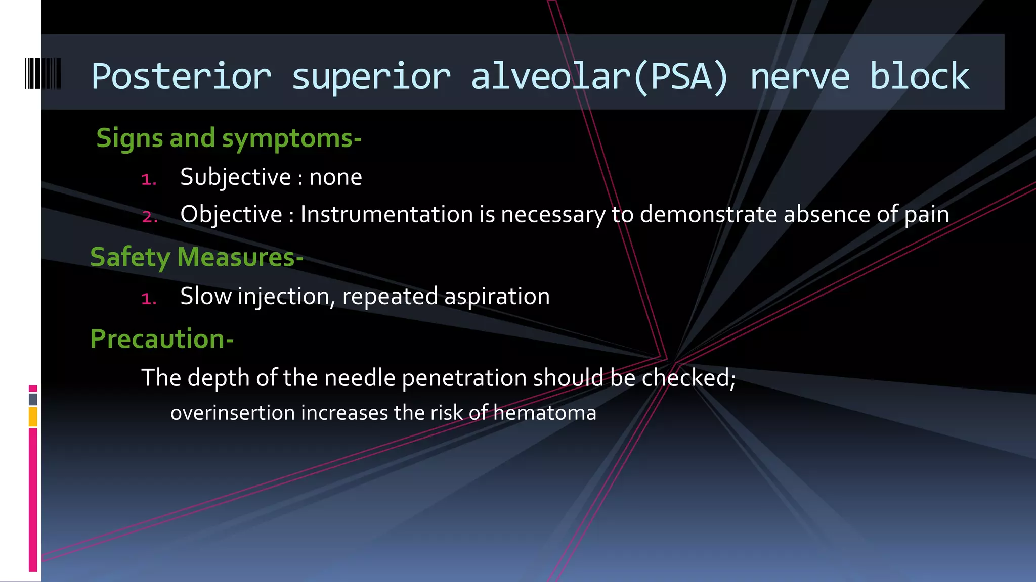 Maxillary anesthesia: its technique | PPTX