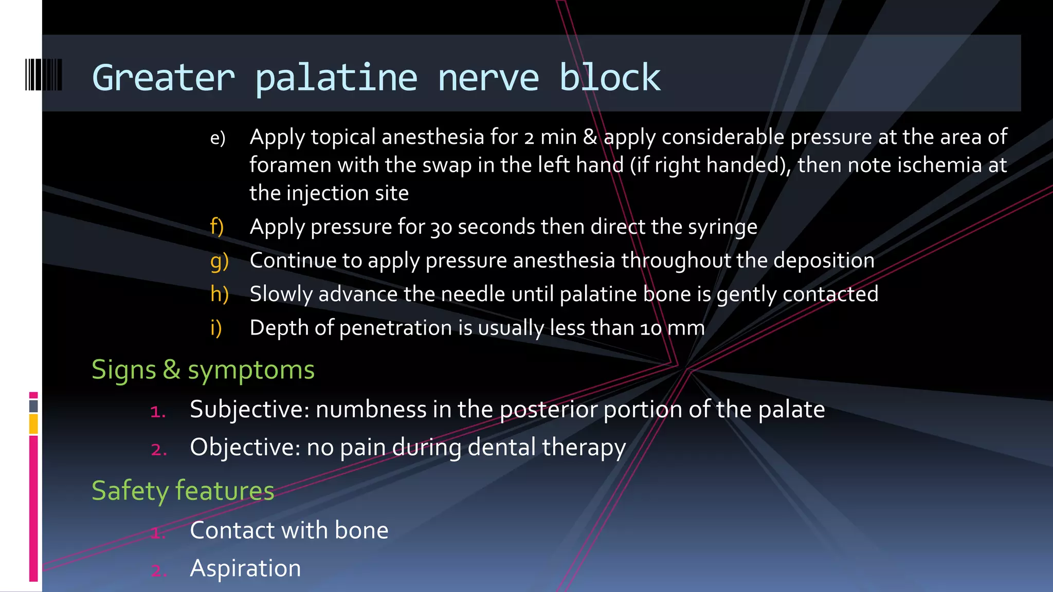 Maxillary anesthesia: its technique | PPTX