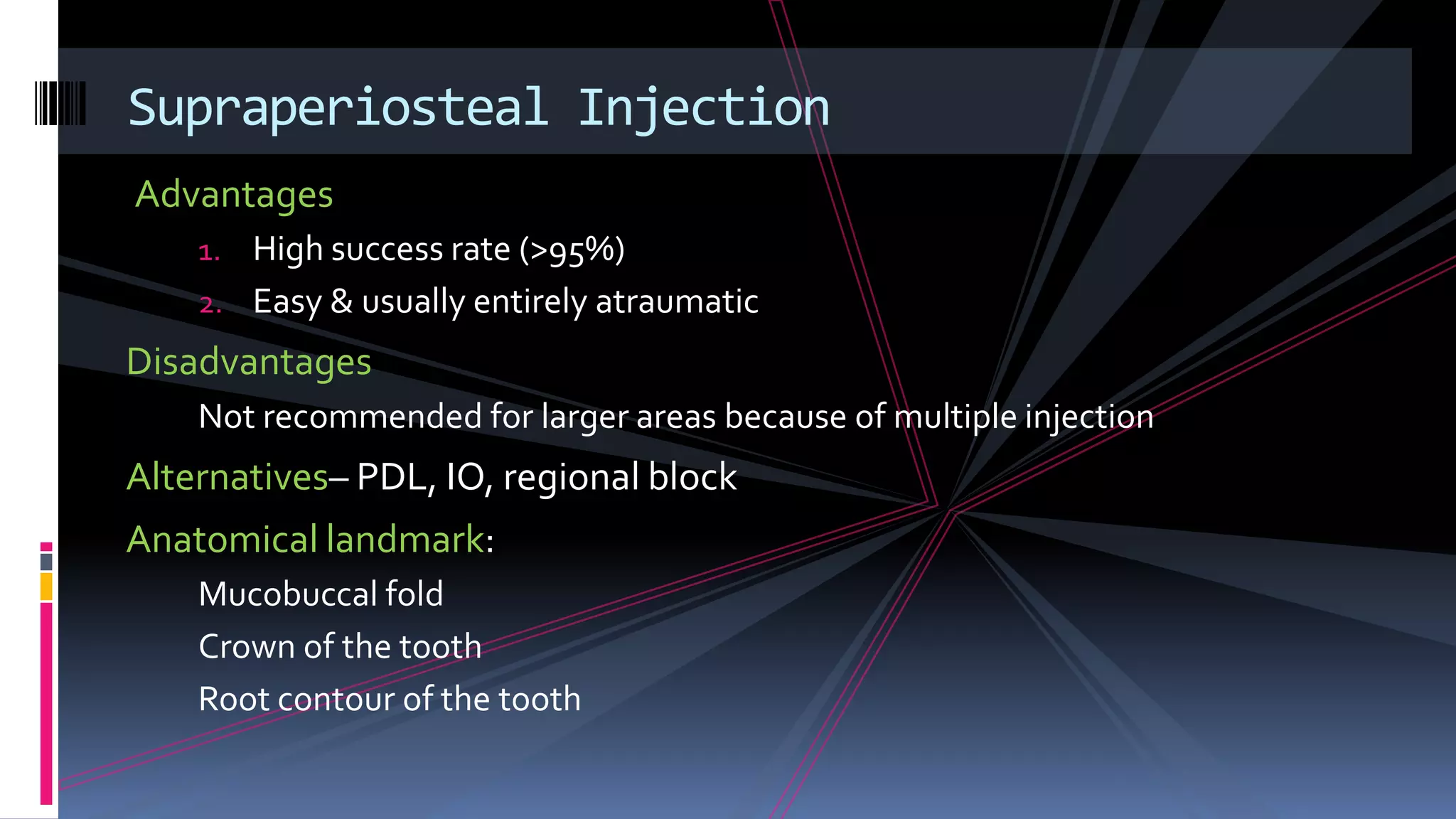 Maxillary anesthesia: its technique | PPTX