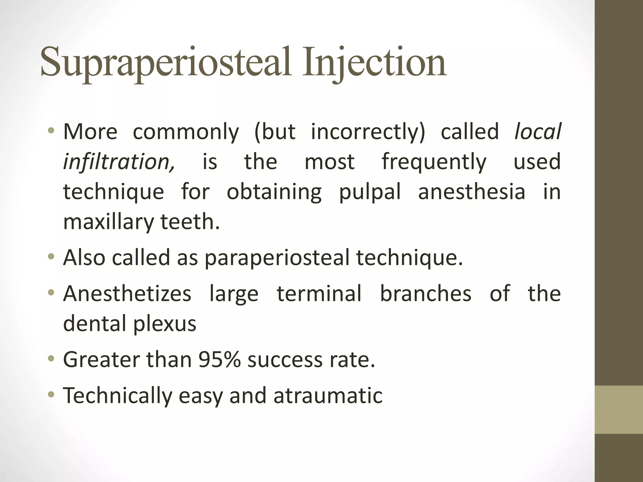 Maxillary anesthesia | PPTX