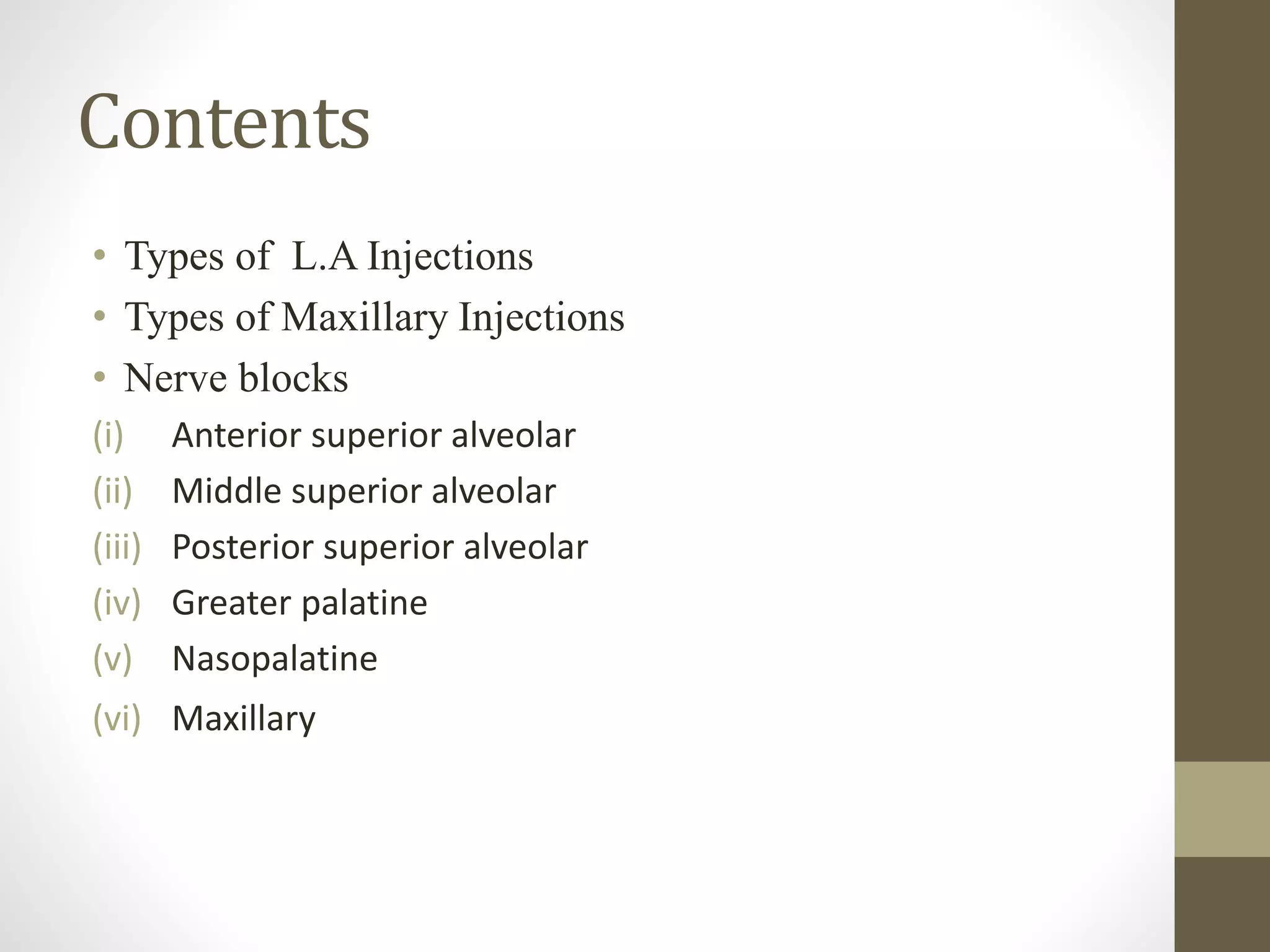 Maxillary anesthesia | PPTX