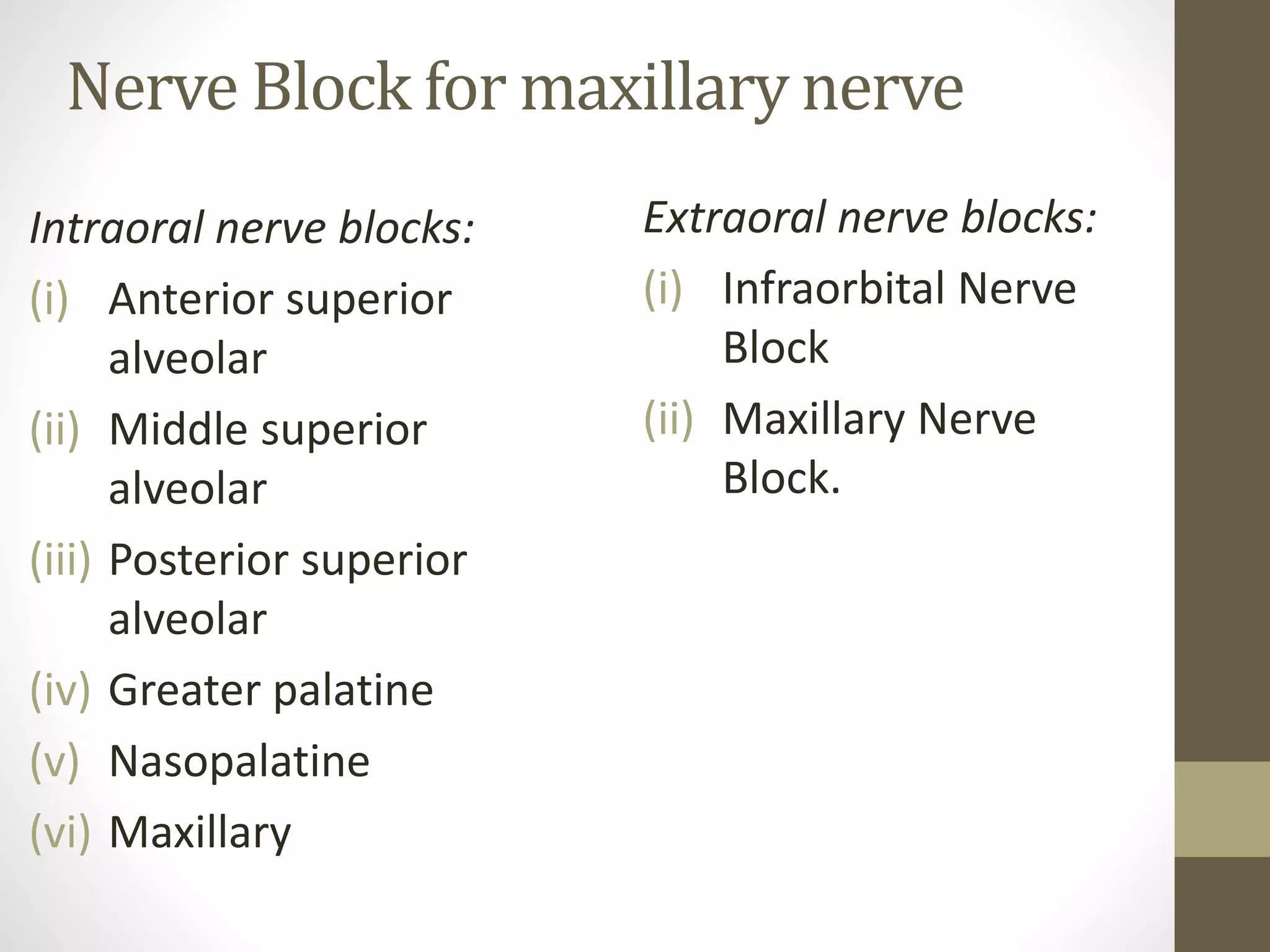 Maxillary anesthesia | PPTX