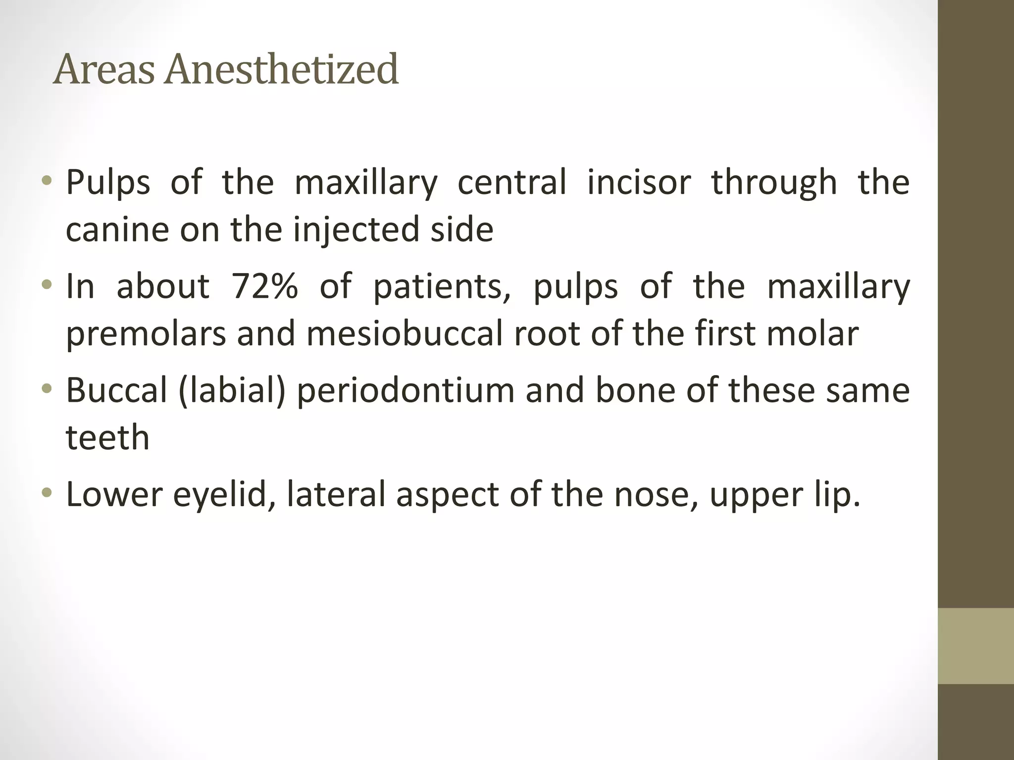Maxillary anesthesia | PPTX
