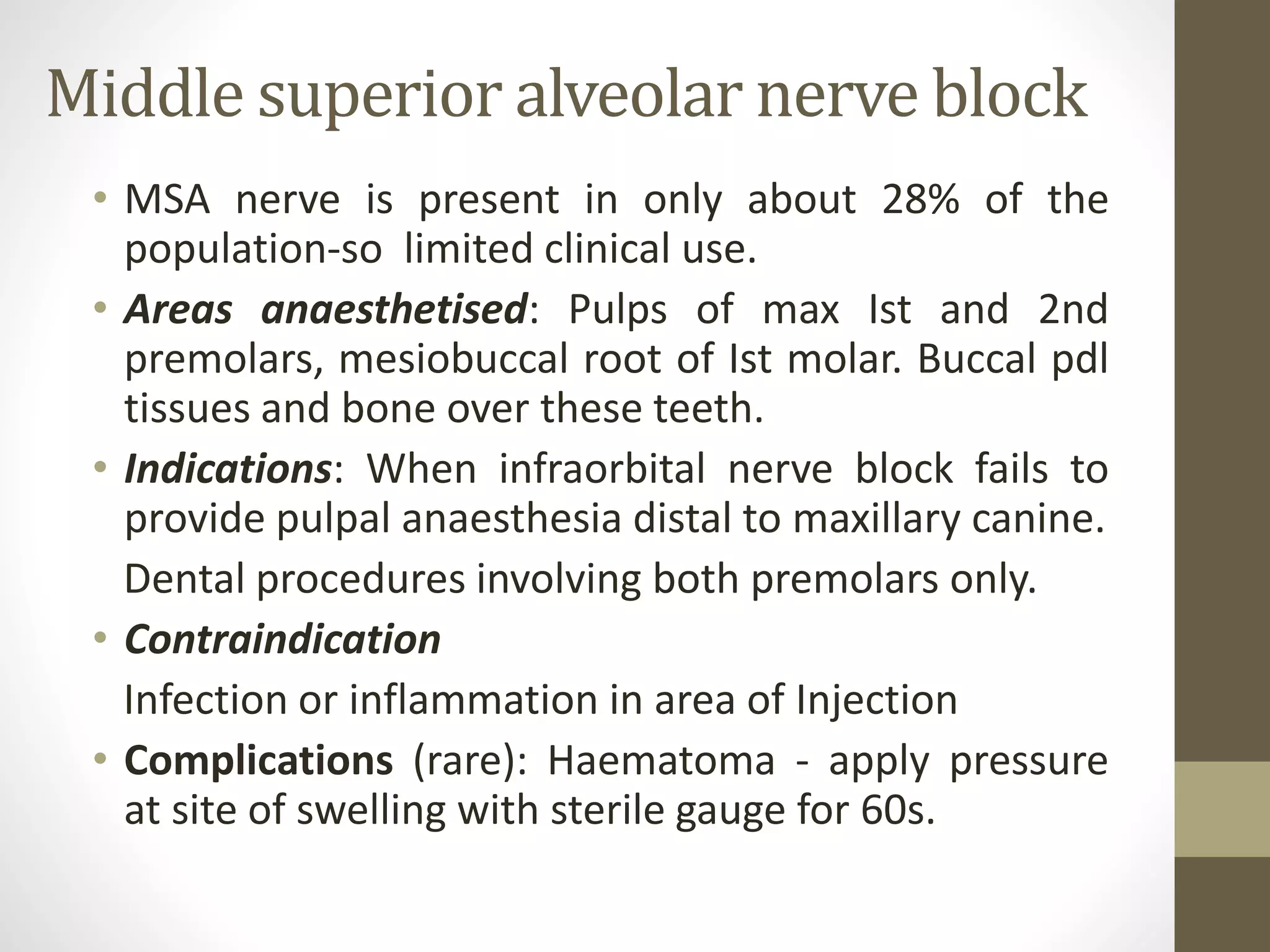 Maxillary anesthesia | PPTX
