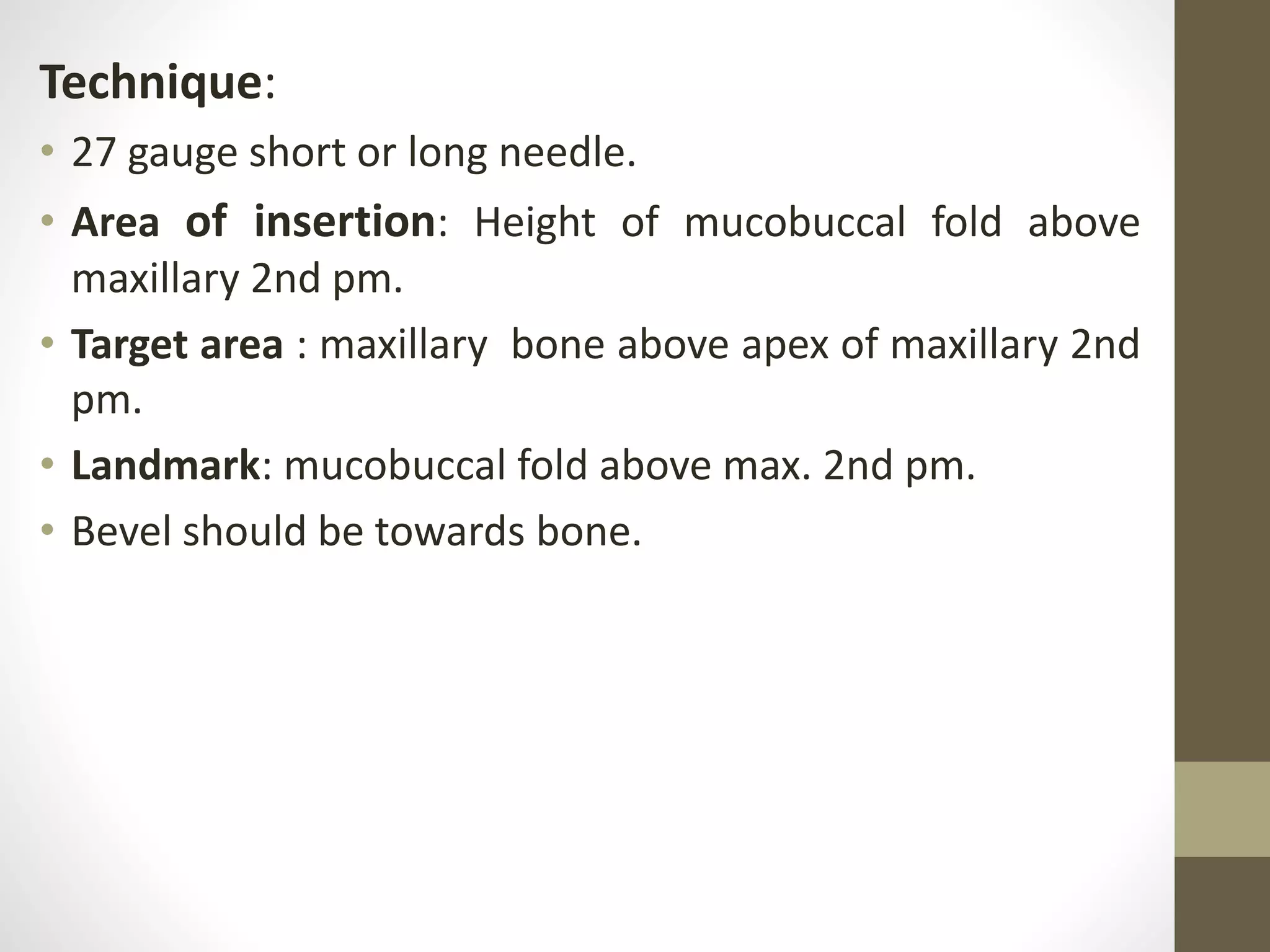 Maxillary anesthesia | PPTX