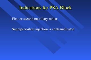 Maxillary anesthesia 2(1) | PPT