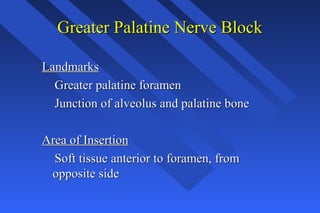 Maxillary Anesthesia 4 | PPT