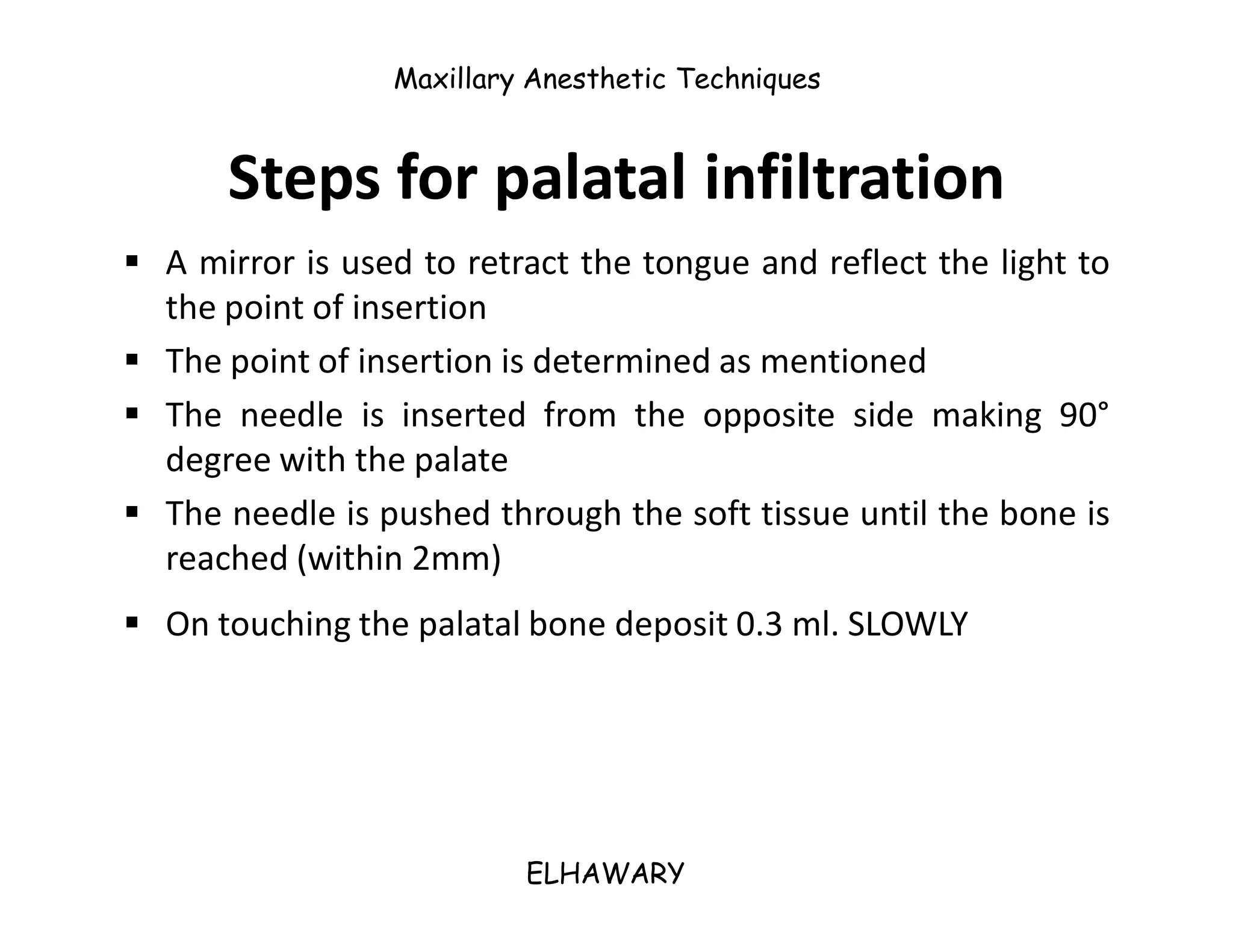 Anesthetic techniques - Maxillary anesthetic techniques | PDF