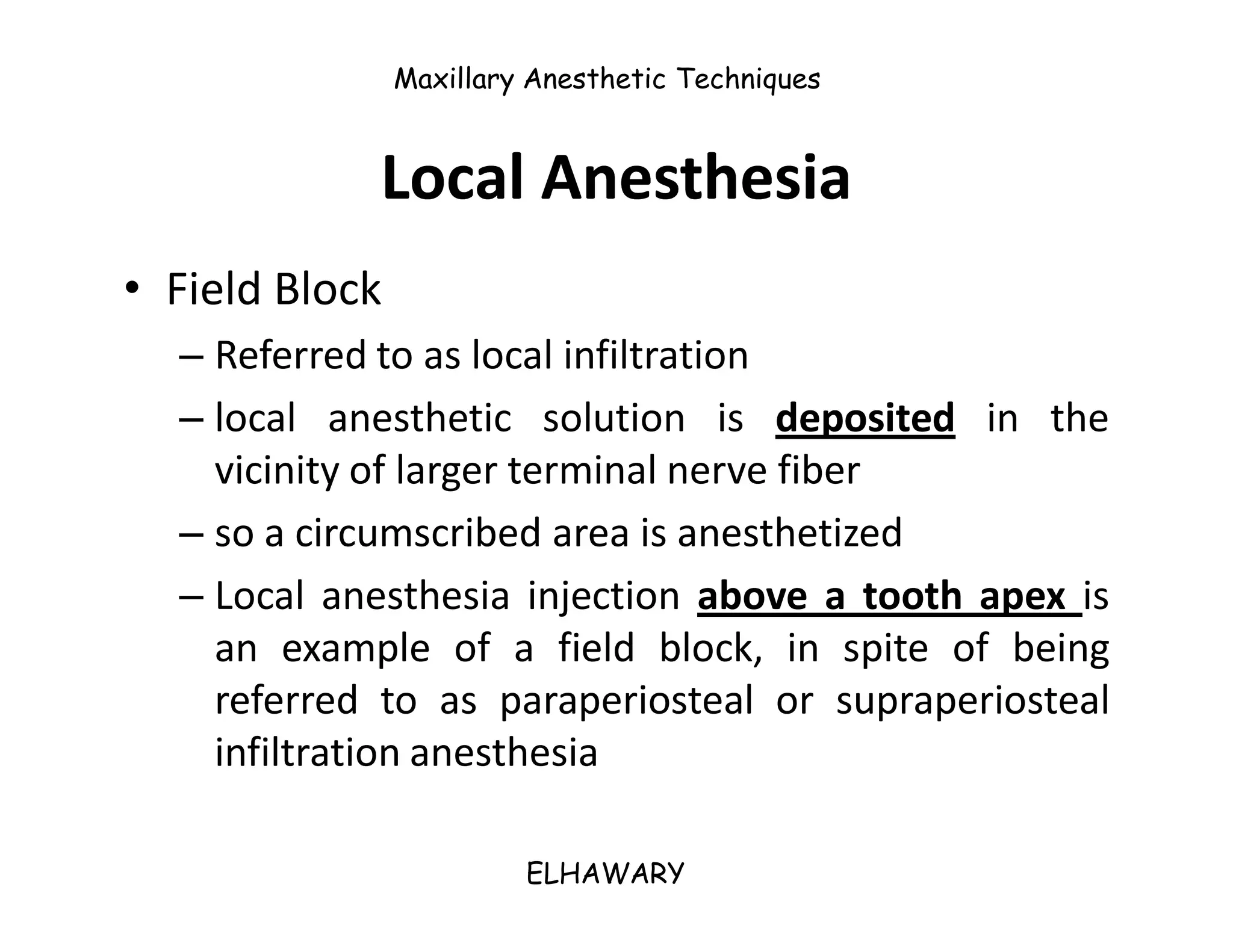Anesthetic techniques - Maxillary anesthetic techniques | PDF