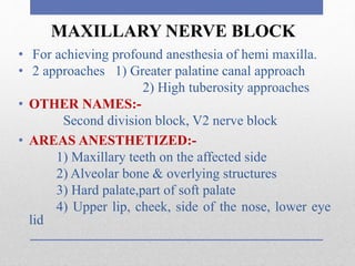 Maxillary blocks | PPTX