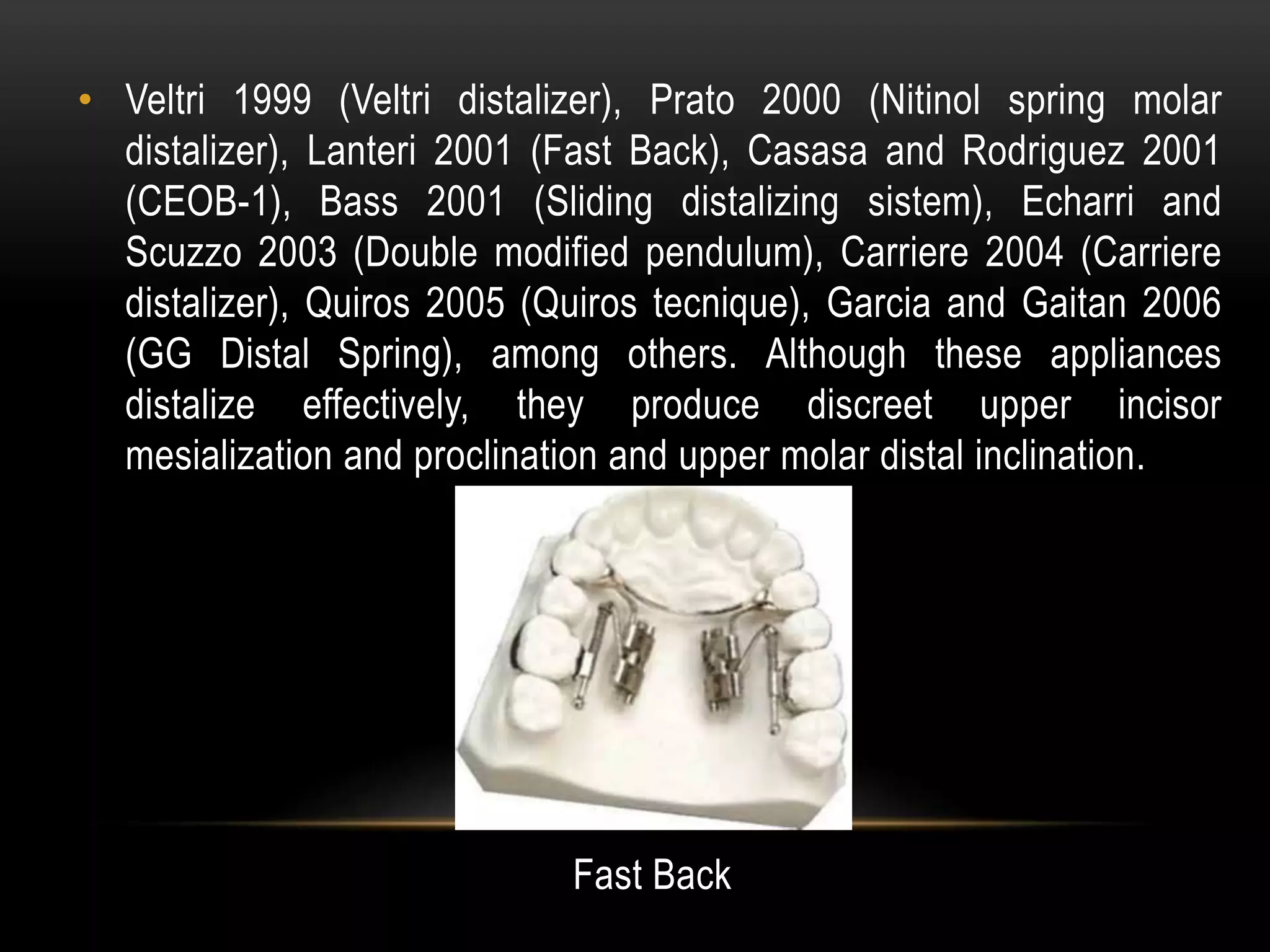 Maxillary distalizers | PPTX