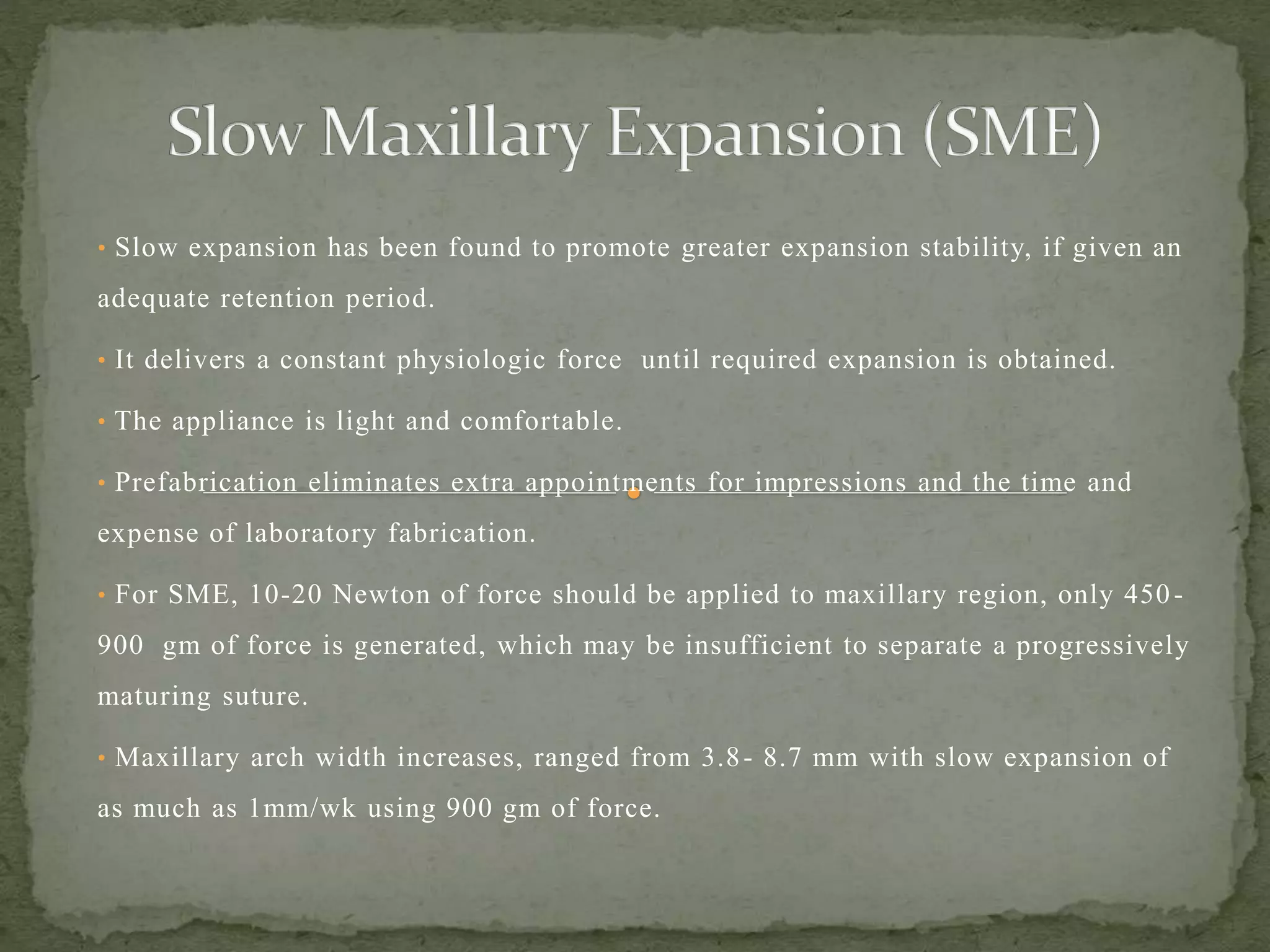 Maxillary expansion | PPTX