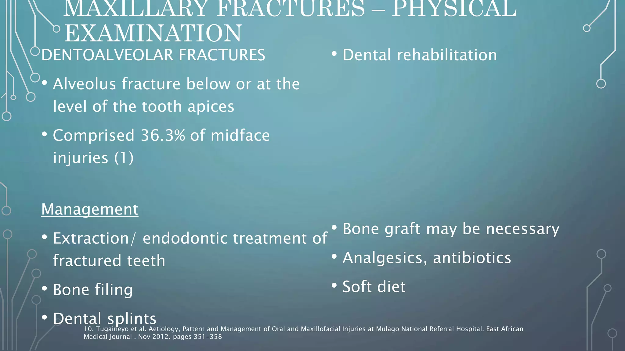 Maxillary fractures | PPTX