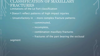 Maxillary fractures | PPTX