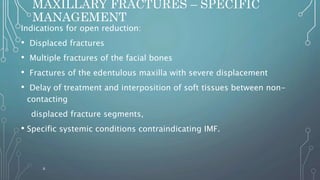 Maxillary fractures | PPTX