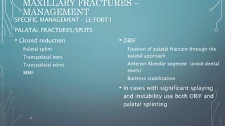 Maxillary fractures | PPTX