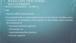 Maxillary fractures | PPTX