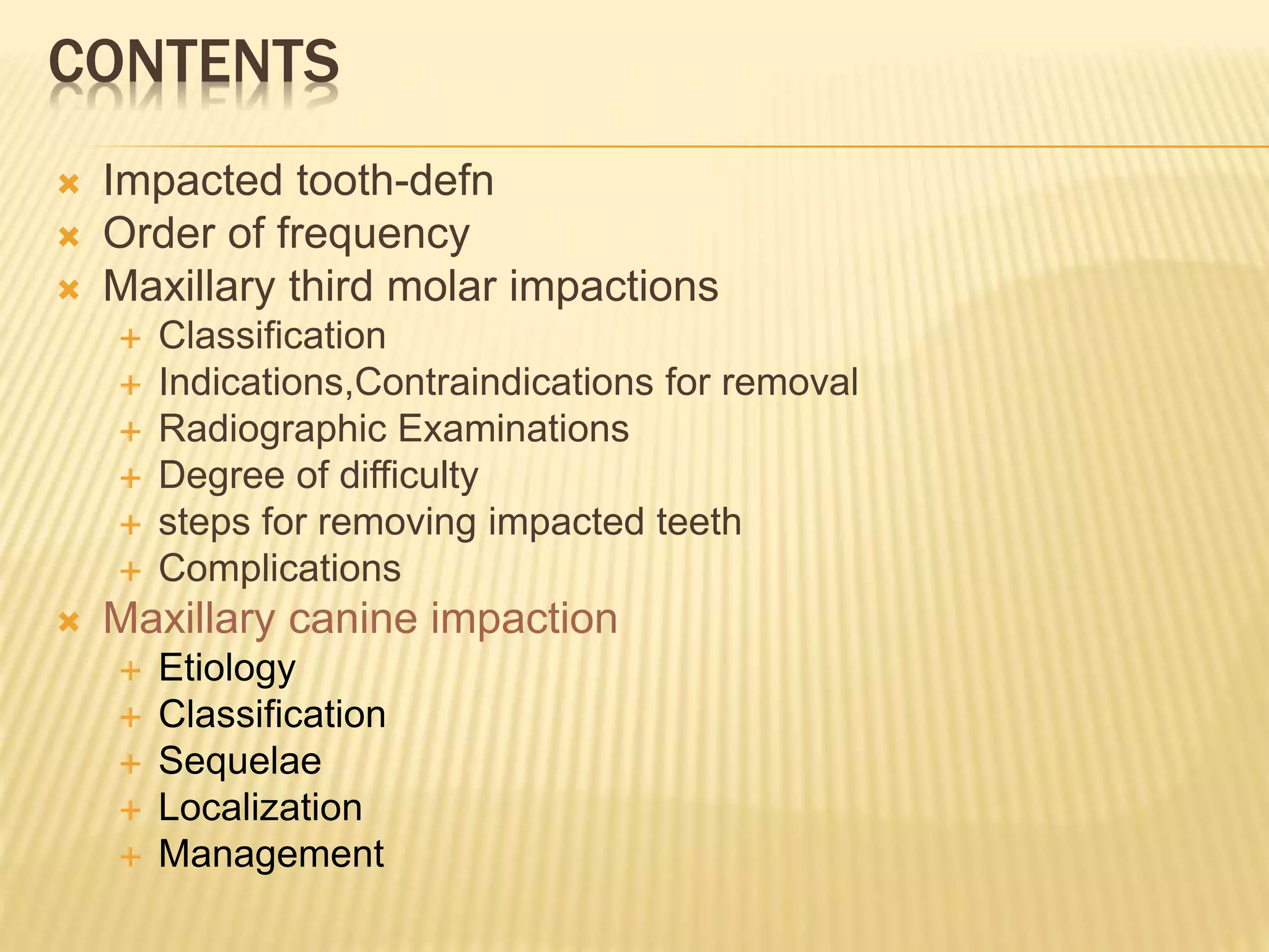 Maxillary impactions | PPTX