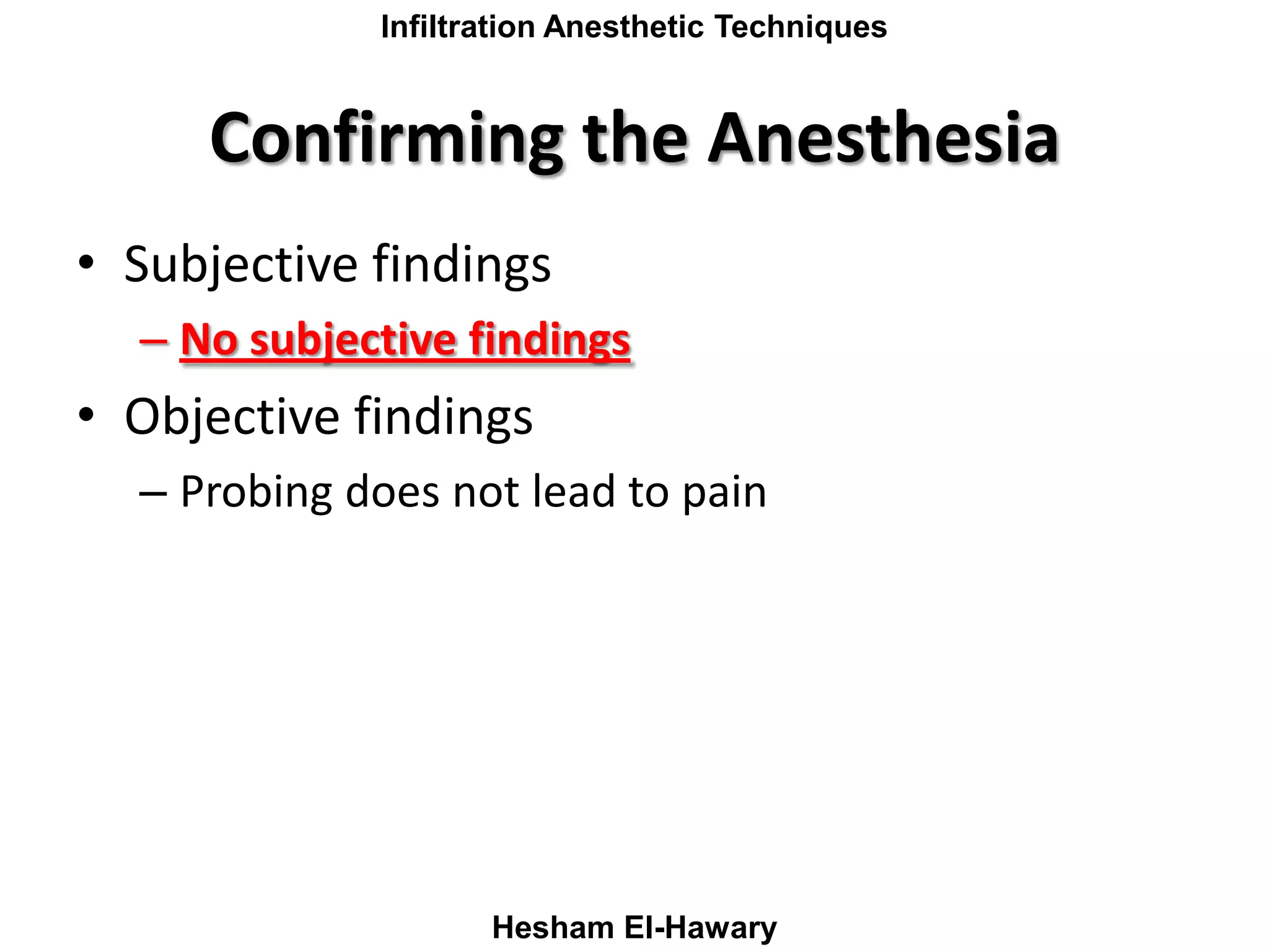 Maxillary infiltration anesthetic techniques (with photos) | PPTX