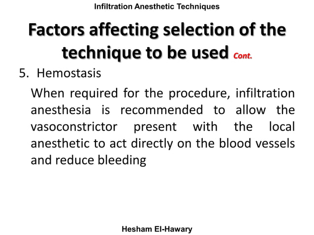 Maxillary infiltration anesthetic techniques (with photos) | PPTX ...