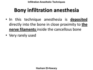 Maxillary infiltration anesthetic techniques (with photos) | PPTX