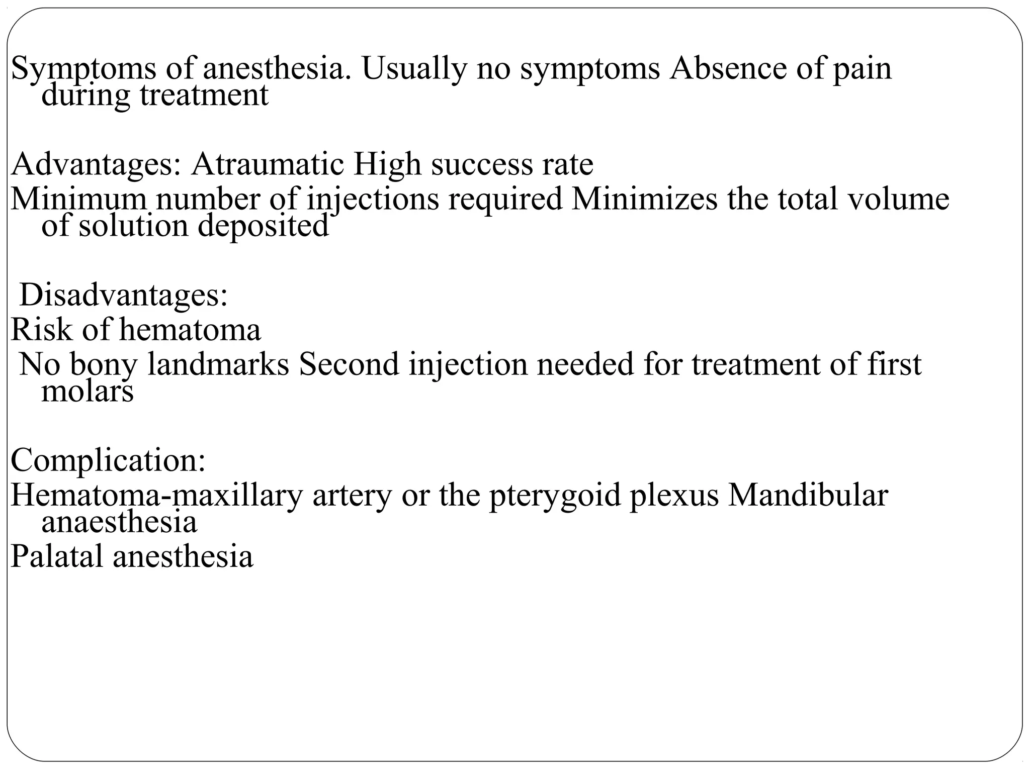 Maxillary injection techniques | PPT