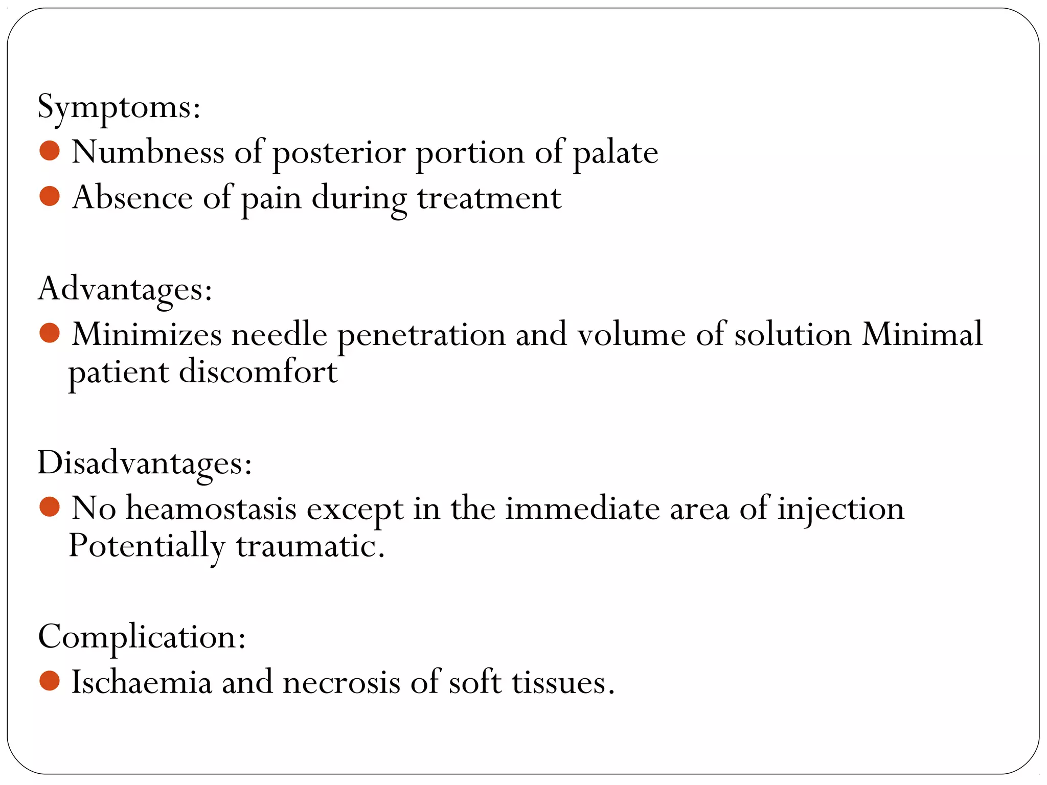 Maxillary injection techniques | PPT