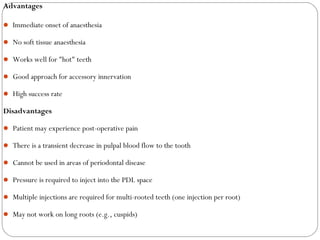 Maxillary injection techniques | PPT